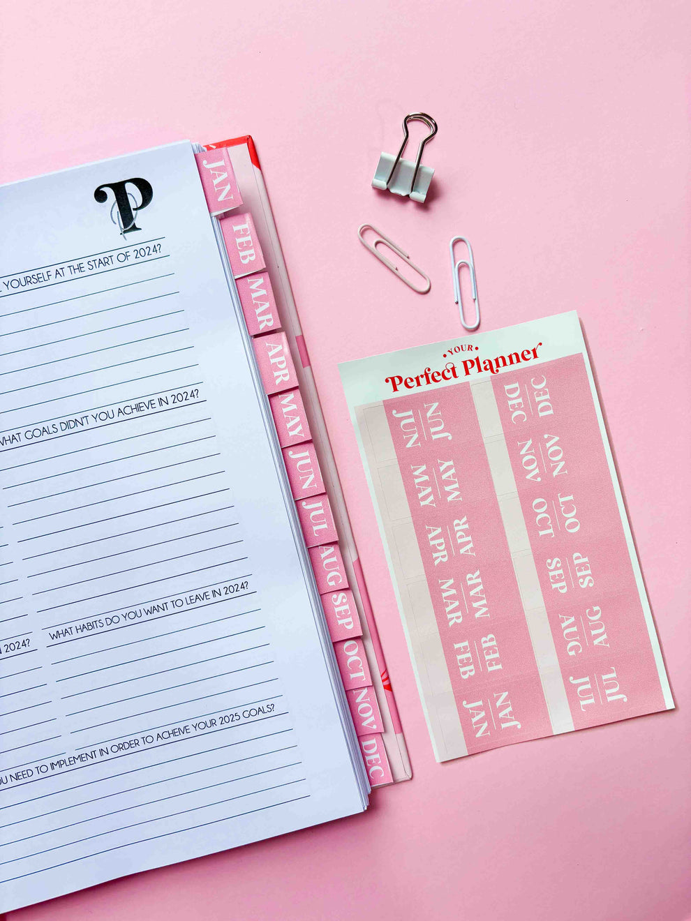 Monthly Tab Stickers – Your Perfect Planner